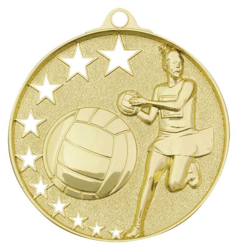 Netball Stars - Myers Badges and Win Trophies